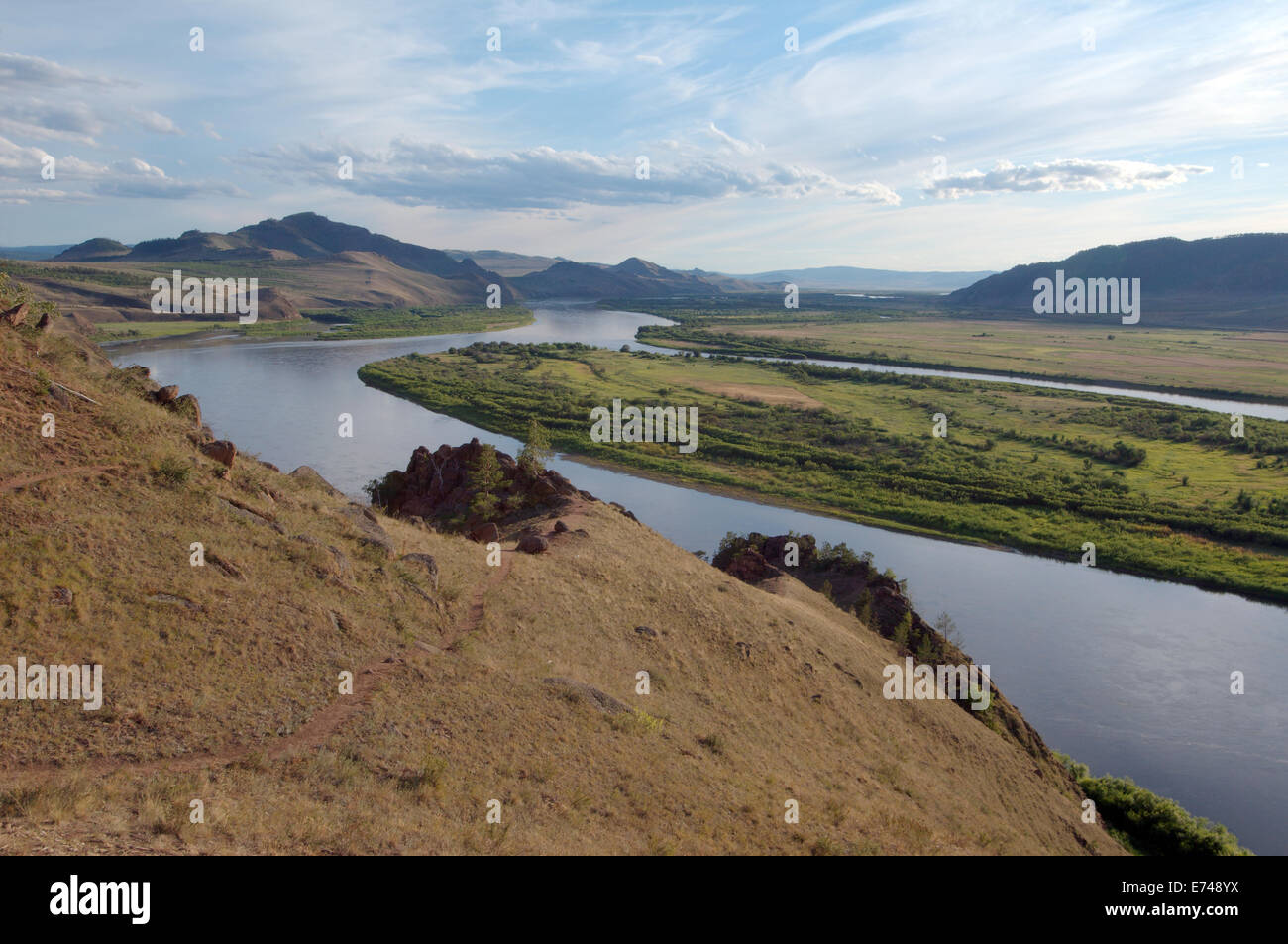 Selenga River, Buryatia, Siberia, Russian Federation Stock Photo - Alamy