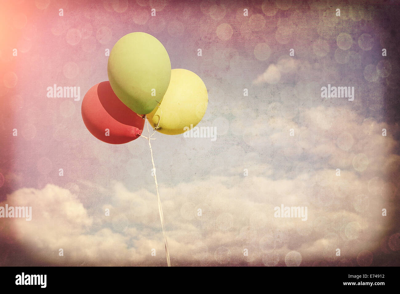 Balloons retro hi-res stock photography and images - Alamy