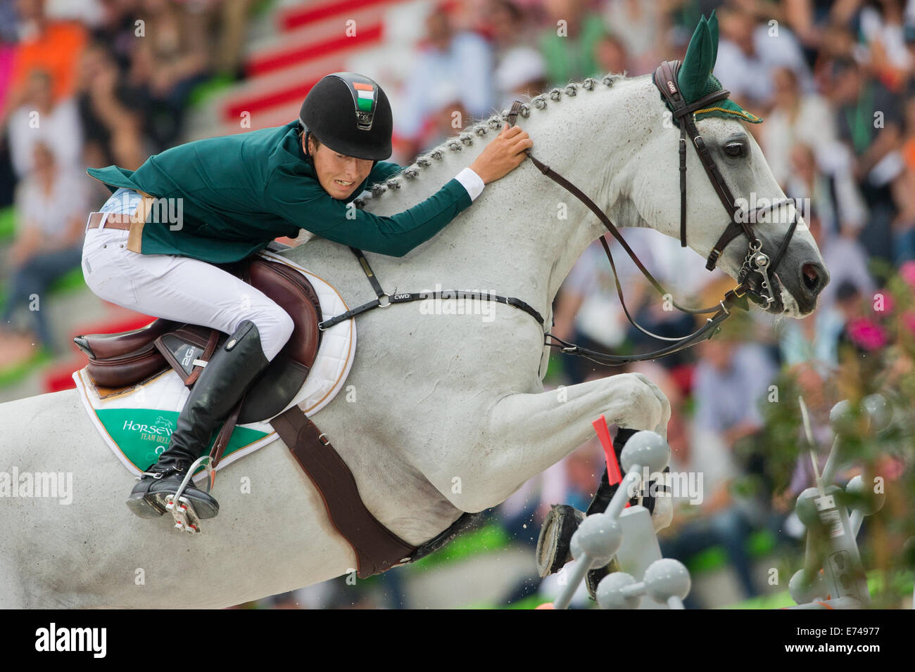 Caen, France. 06th Sep, 2014. Rider Bertram Allen of Ireland on horse ...
