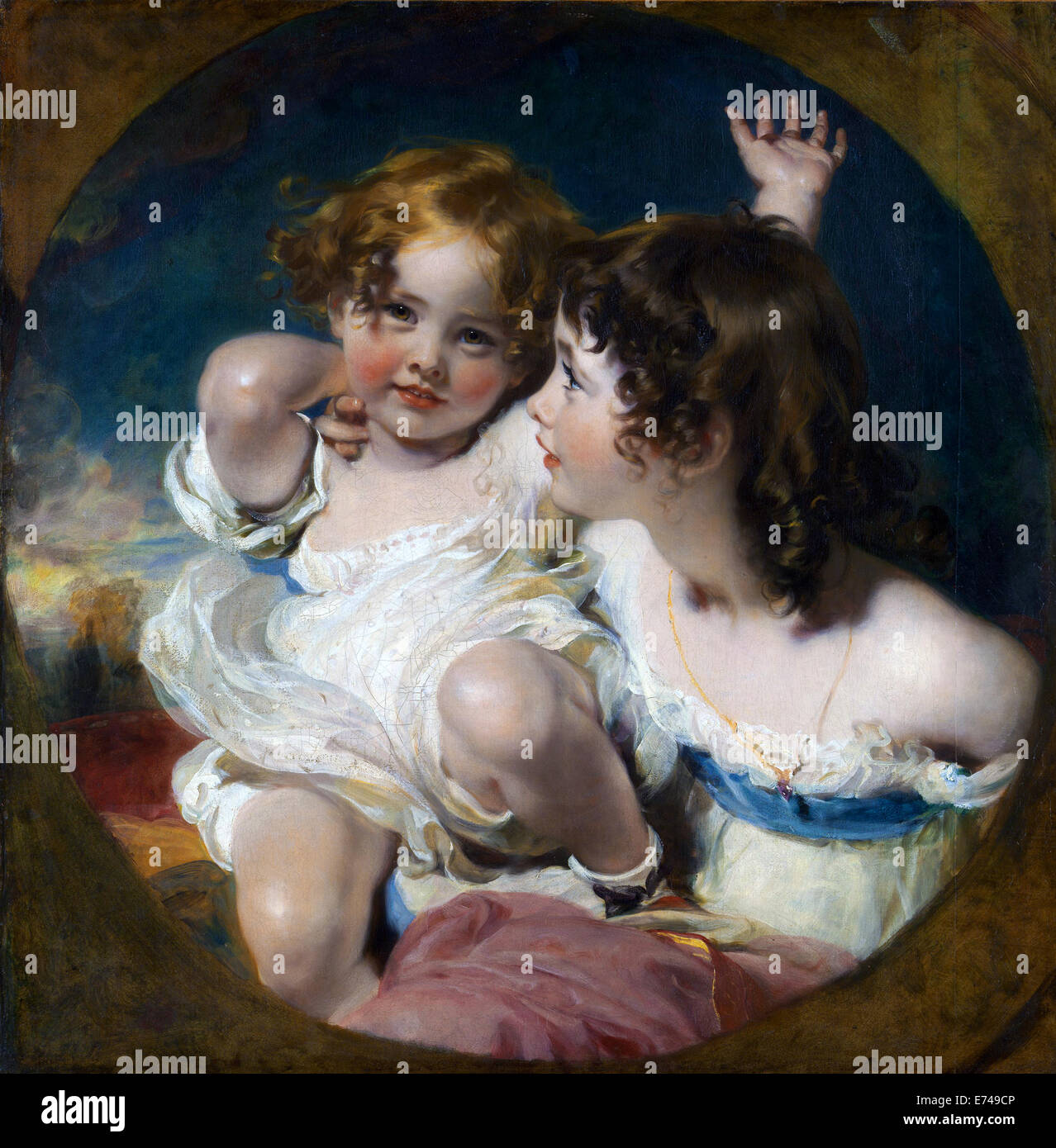 Calmady children thomas lawrence painting art hi-res stock photography ...