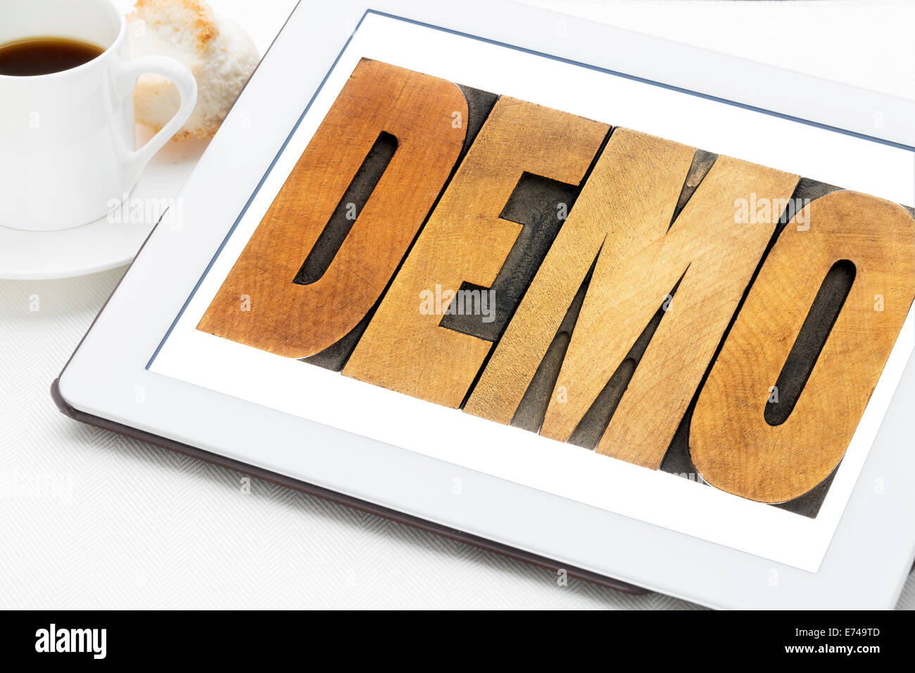 Demo word hi-res stock photography and images - Alamy