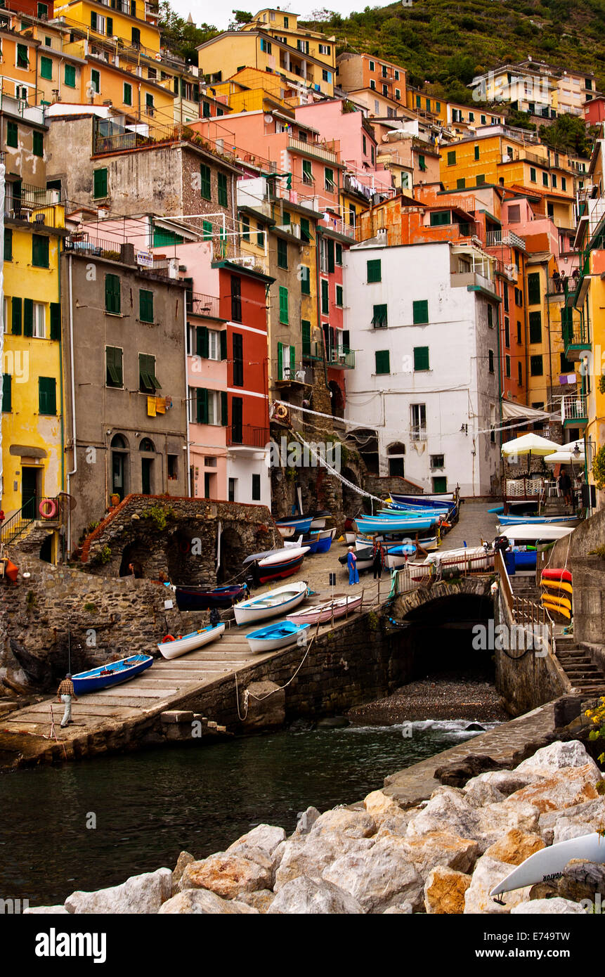 Riomaggiore, Cinque Terre, Italy Stock Photo - Alamy