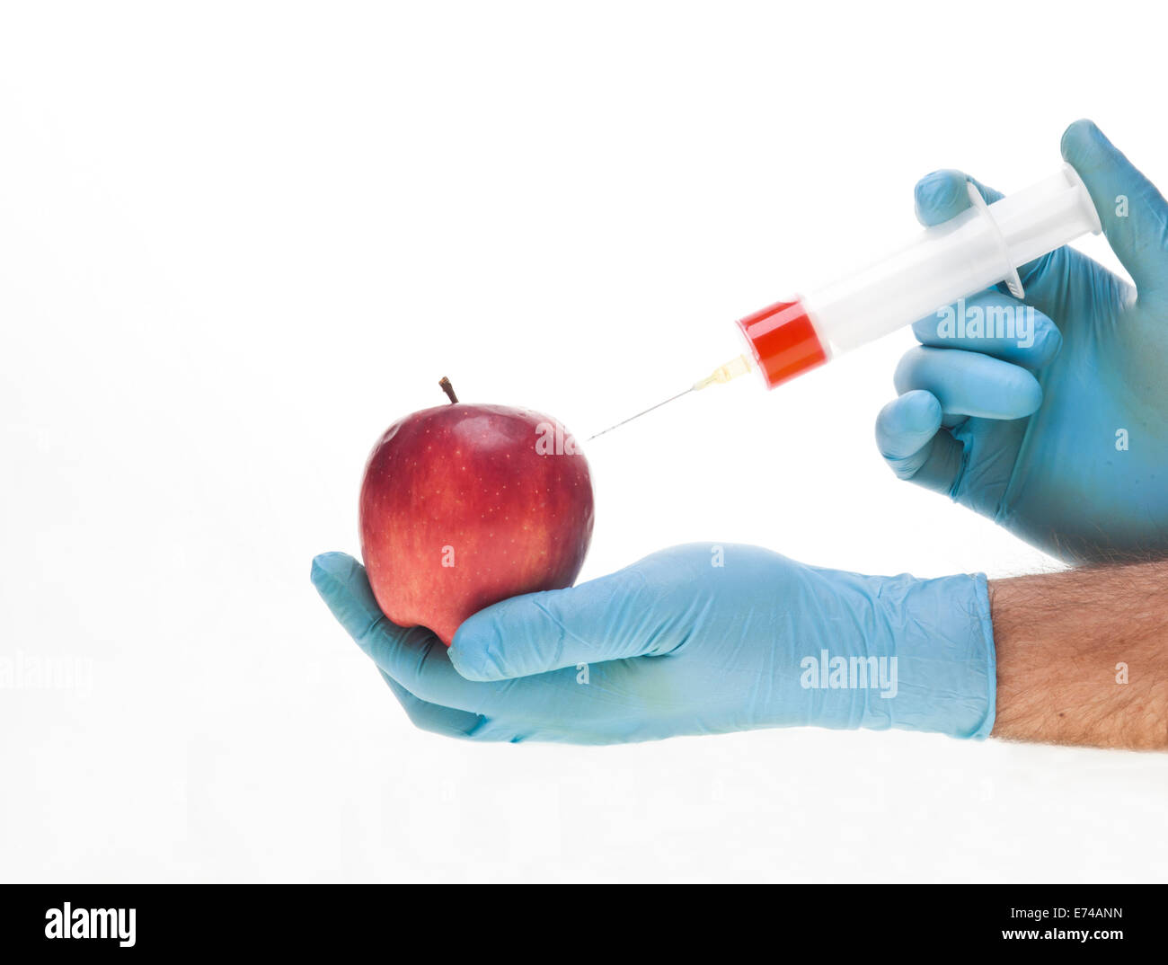 Apple injection hi-res stock photography and images - Alamy