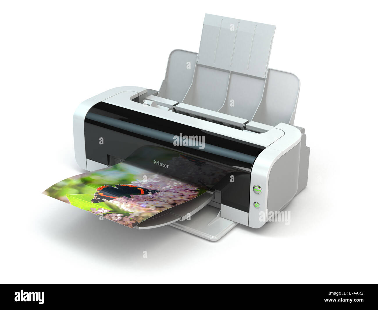 Close up 3d printer printing Cut Out Stock Images & Pictures - Alamy