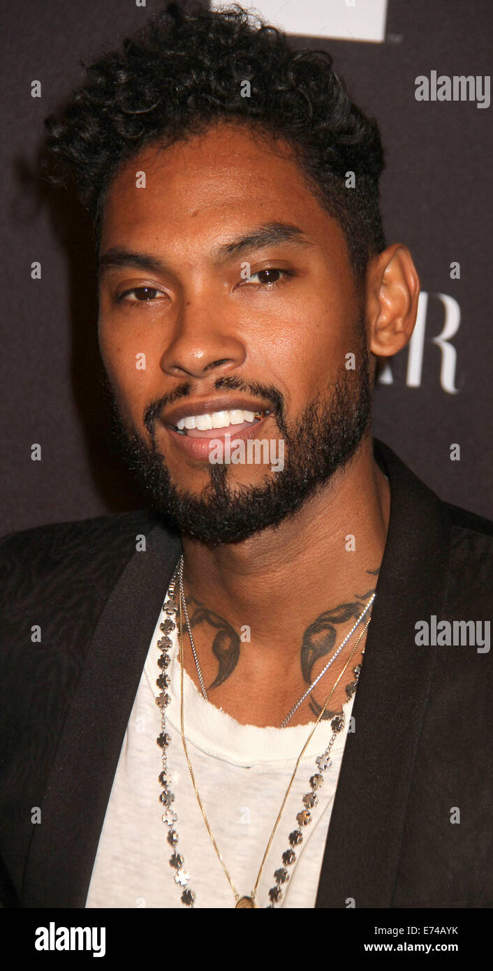 New York, New York, USA. 5th Sep, 2014. Singer MIGUEL attends the ...