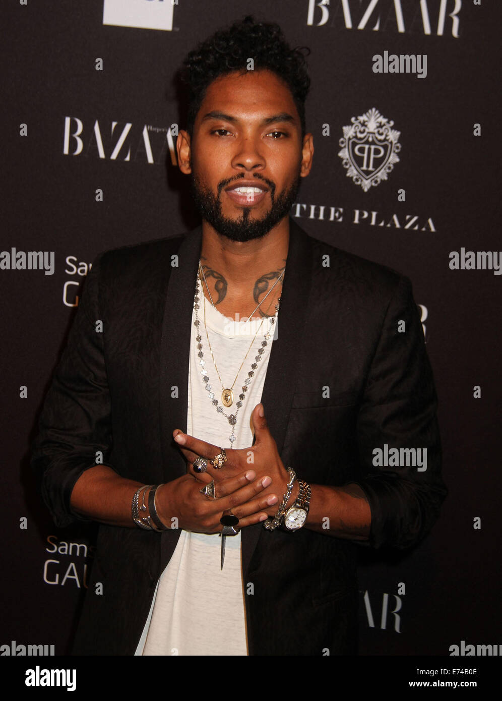 New York, New York, USA. 5th Sep, 2014. Singer MIGUEL attends the ...
