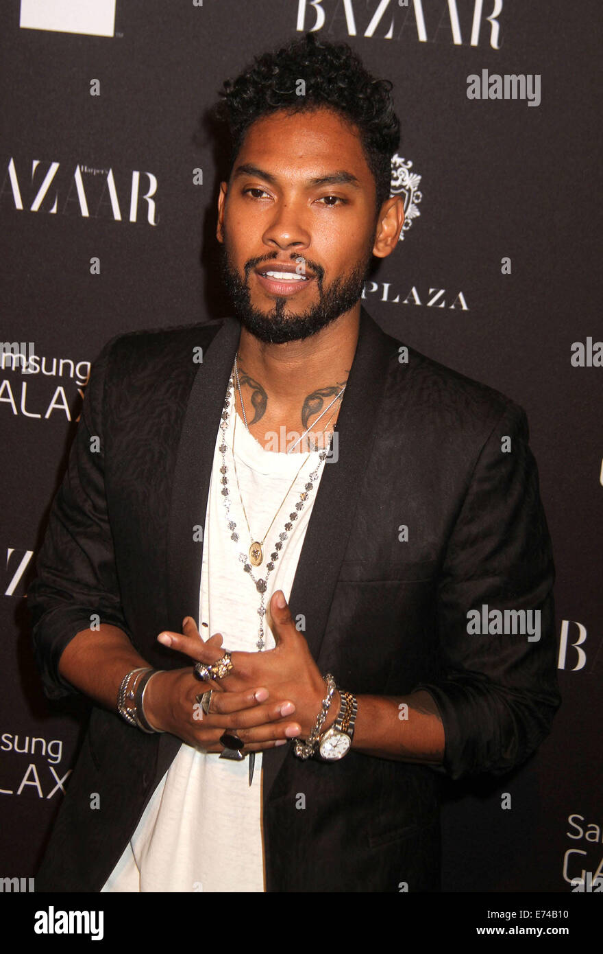 New York, New York, USA. 5th Sep, 2014. Singer MIGUEL attends the ...