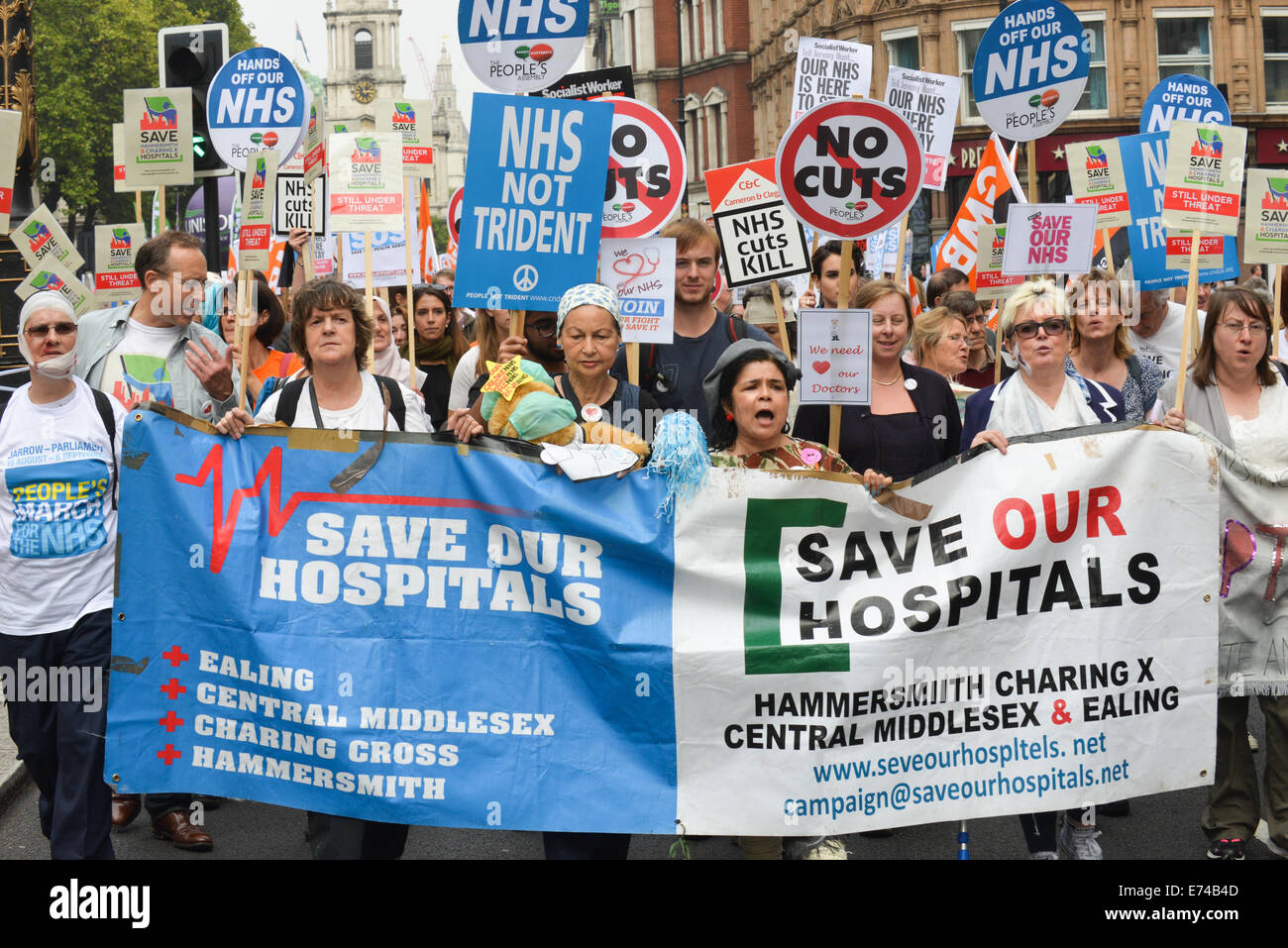 Nhs banners hi-res stock photography and images - Alamy