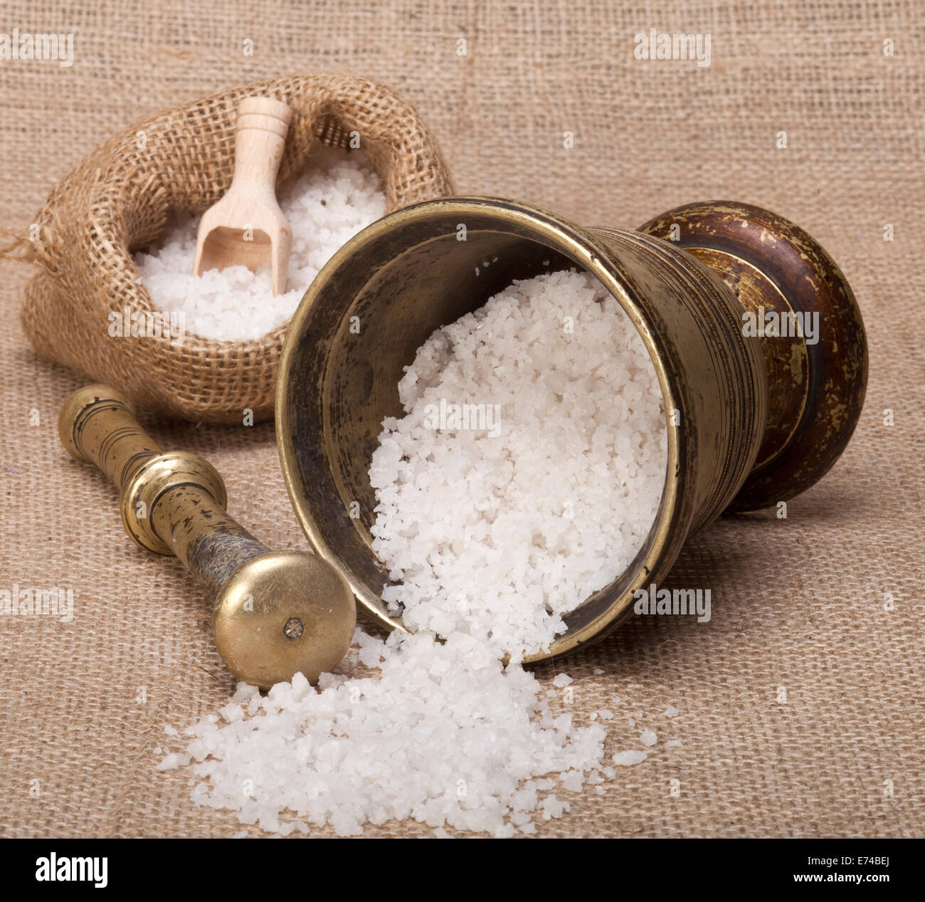 Sea salt in old hi-res stock photography and images - Alamy