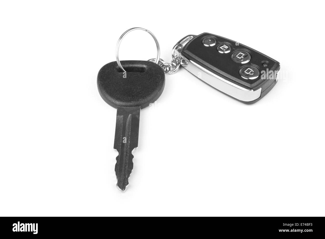 Car key keychain on Cut Out Stock Images & Pictures - Alamy
