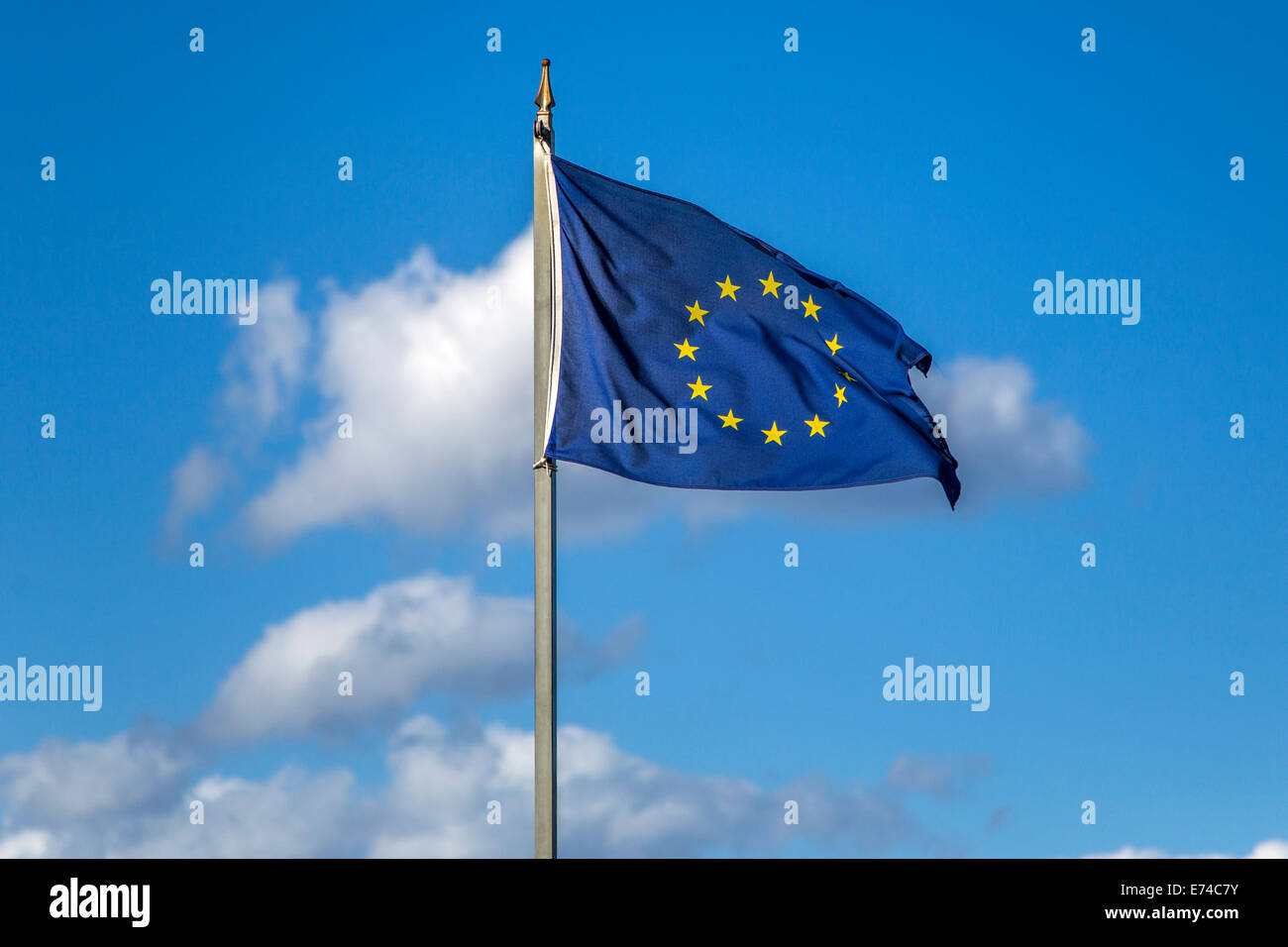 European Union flag Stock Photo - Alamy