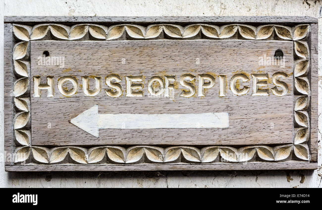 Spice sign hi-res stock photography and images - Alamy