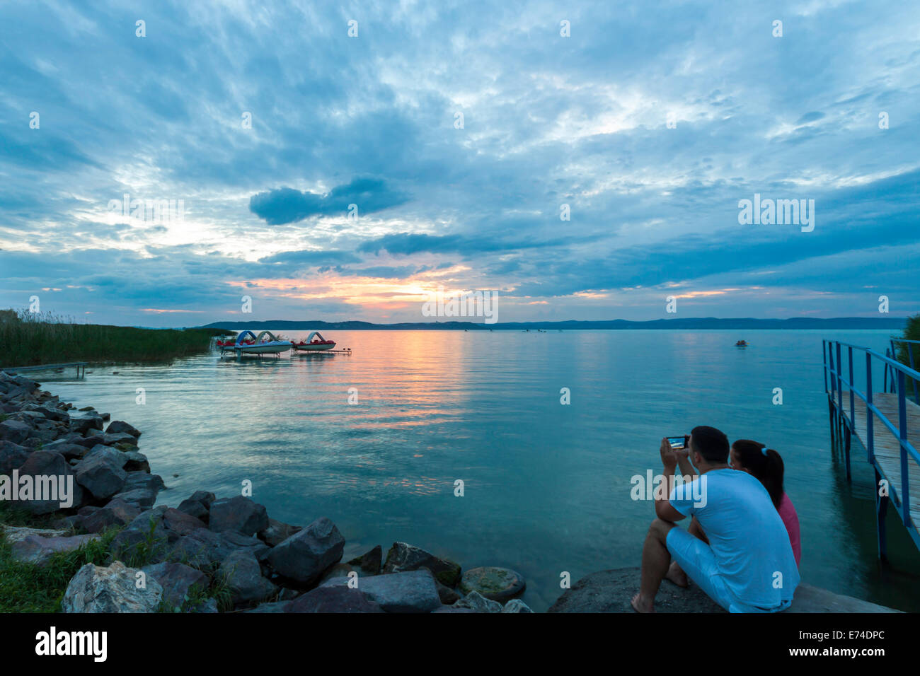 Lake balaton woman hi-res stock photography and images - Alamy
