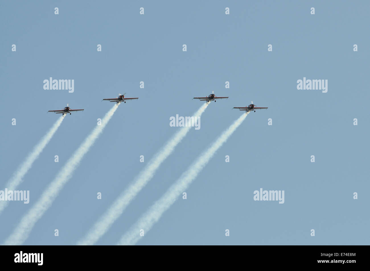 Ayr, Scotland, UK. 6th September 2014. Aircraft take part in a display ...