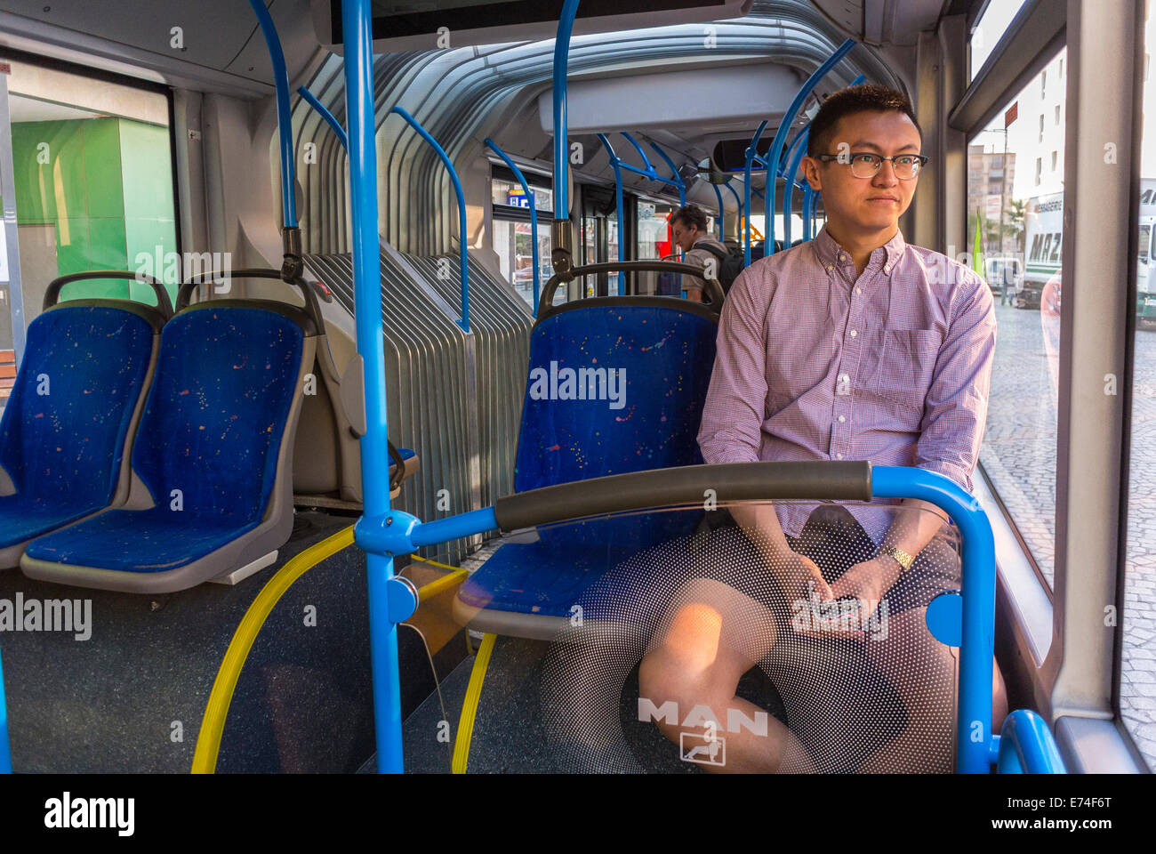 Interiors of buses hi-res stock photography and images - Alamy