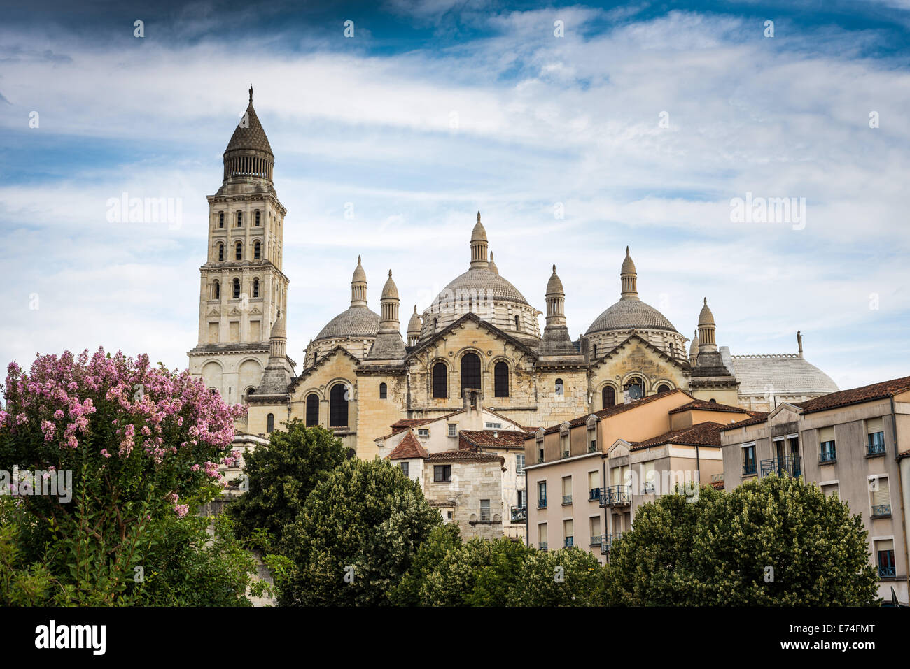 France, Dordogne, Perigueux, Saint Front Byzantine Cathedral, stop on ...