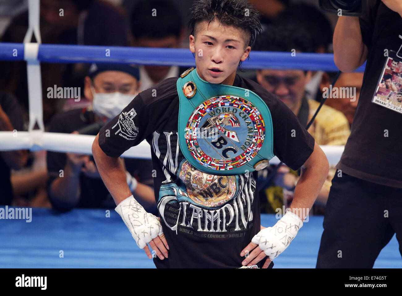 Yoyogi 2nd Gymnasium, Tokyo, Japan. 5th Sep, 2014. Naoya Inoue (JPN ...