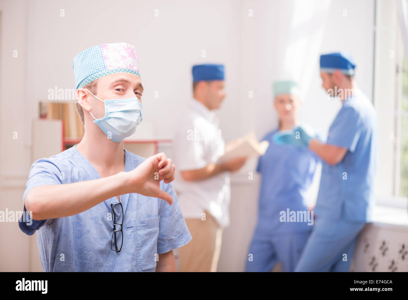 Hard work of doctors Stock Photo - Alamy