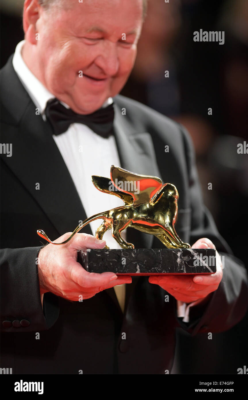 Venice, Lido of Venice. 6th Sep, 2014. Director Roy Andersson poses ...