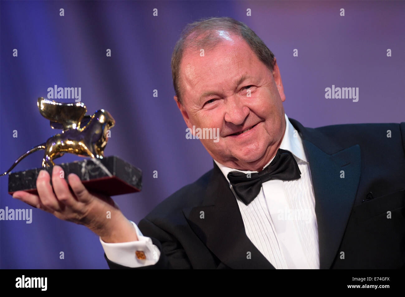 Venice, Lido of Venice. 6th Sep, 2014. Director Roy Andersson poses ...