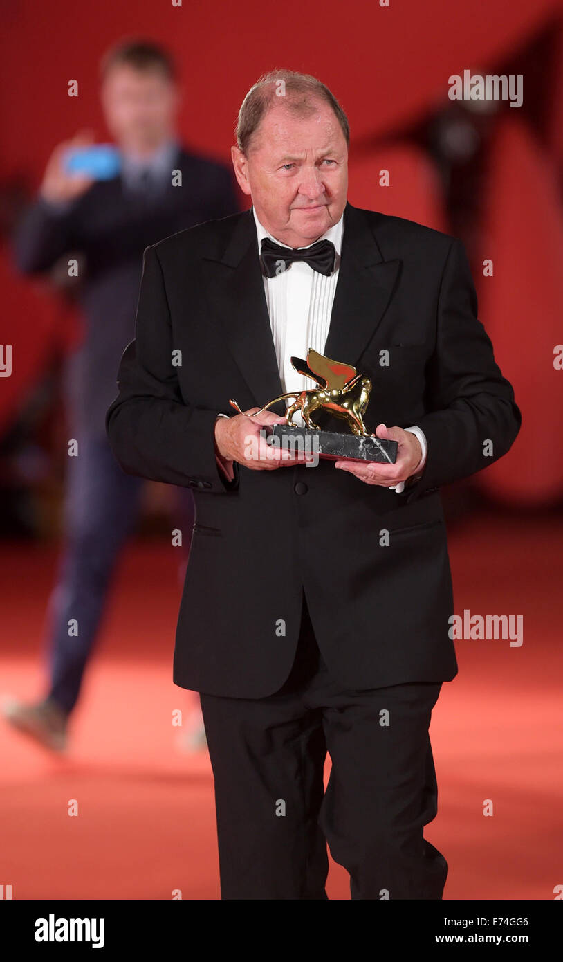 Venice, Lido of Venice. 6th Sep, 2014. Director Roy Andersson poses ...