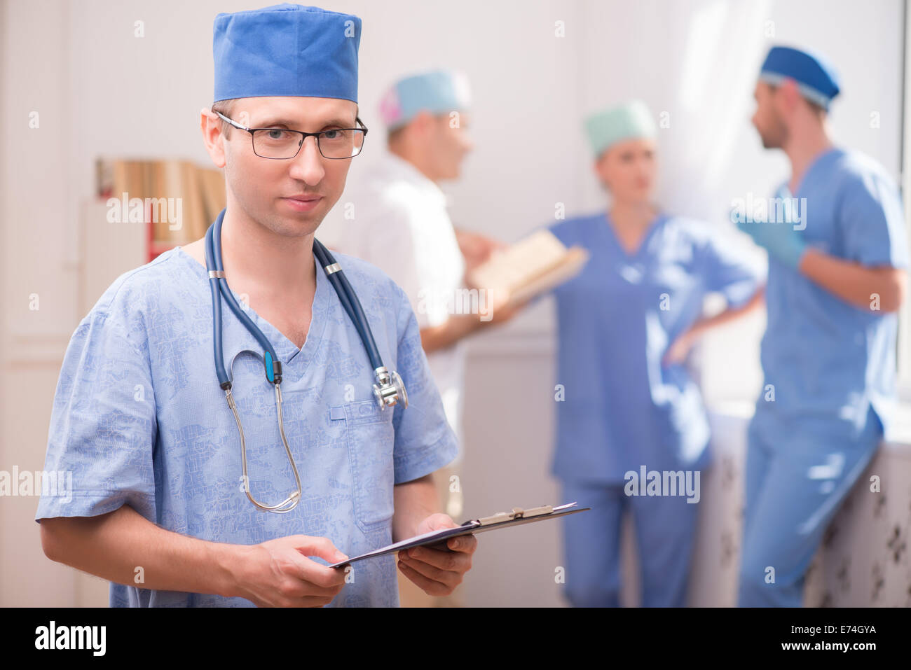 Hard work of doctors Stock Photo - Alamy