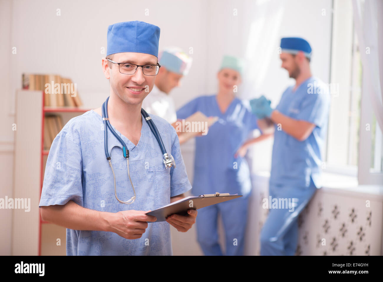 Hard work of doctors Stock Photo - Alamy