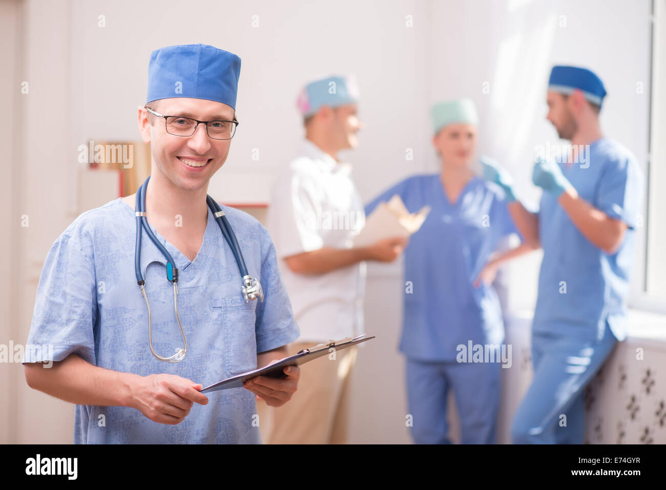 Hard work of doctors Stock Photo - Alamy