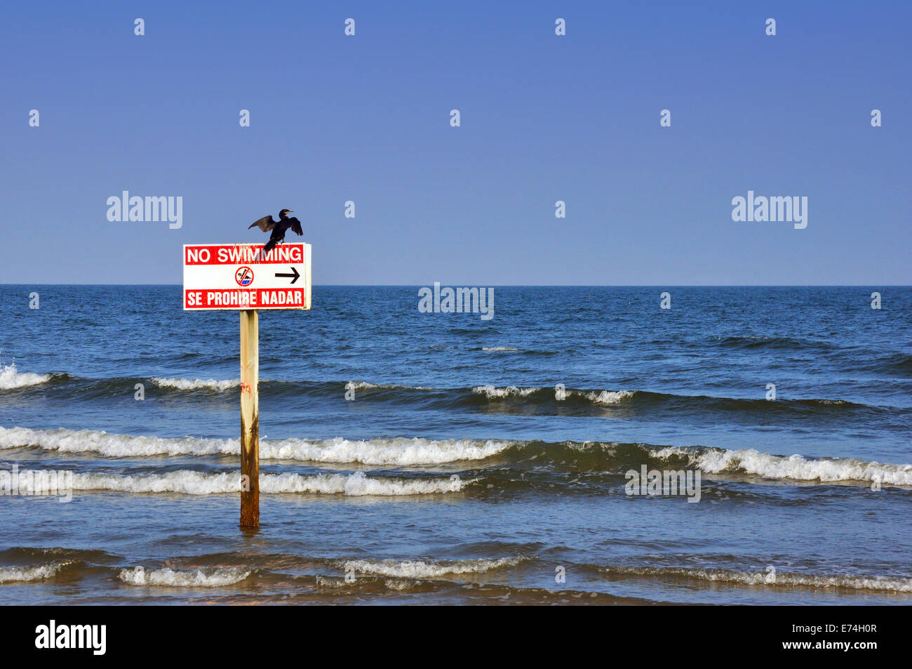 Safety sign beach hi-res stock photography and images - Alamy