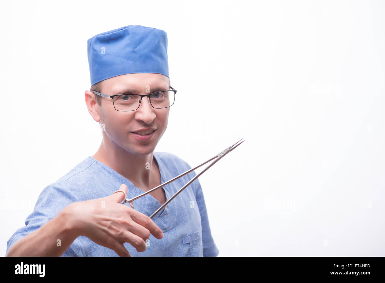 Doctor scissors hi-res stock photography and images - Alamy