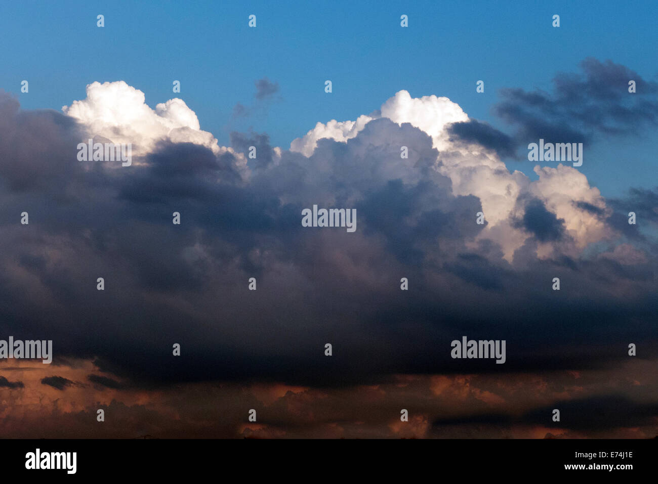 Cumulus cloud formations Stock Photo - Alamy