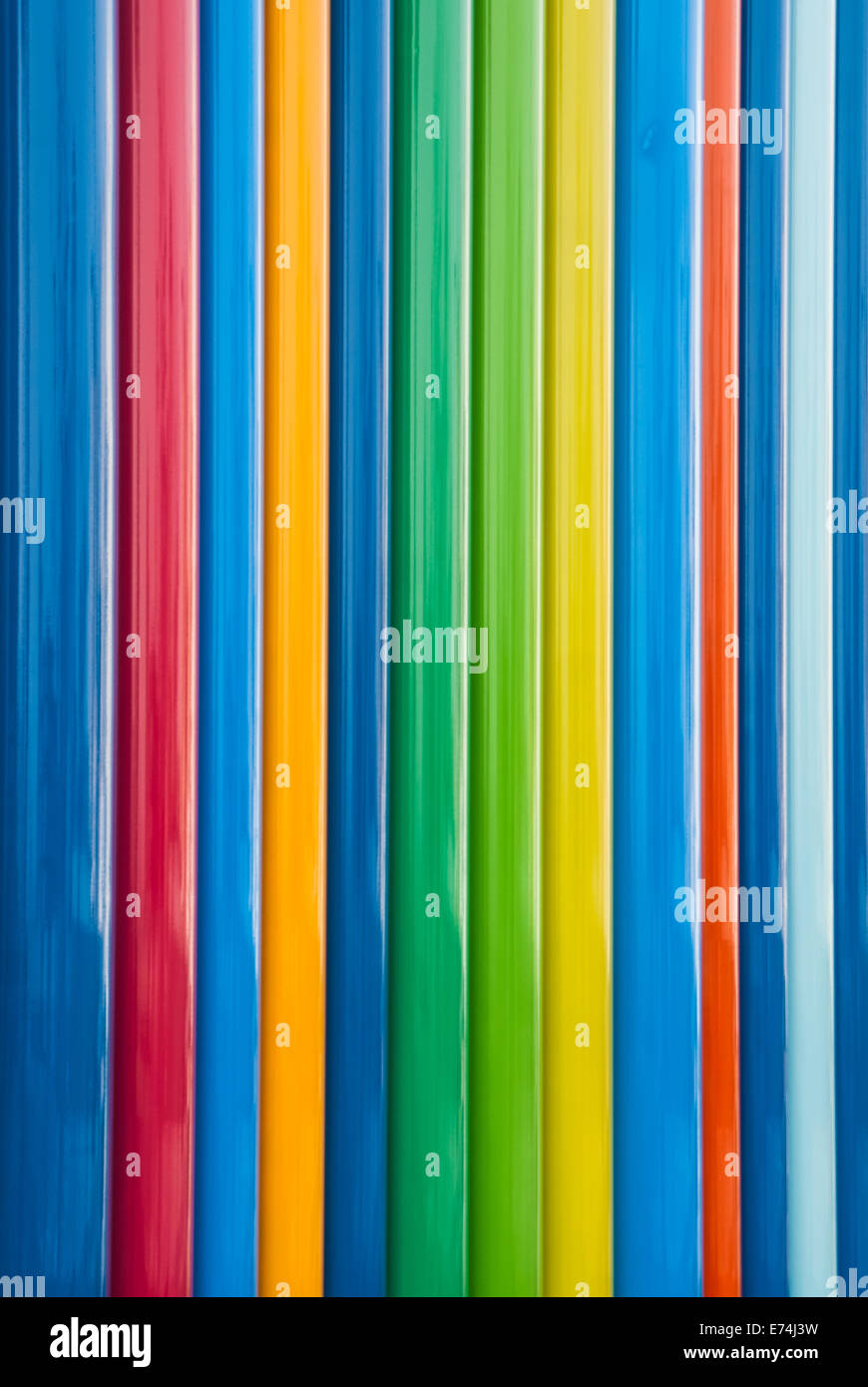 Lines of full spectrum primary colors Stock Photo - Alamy
