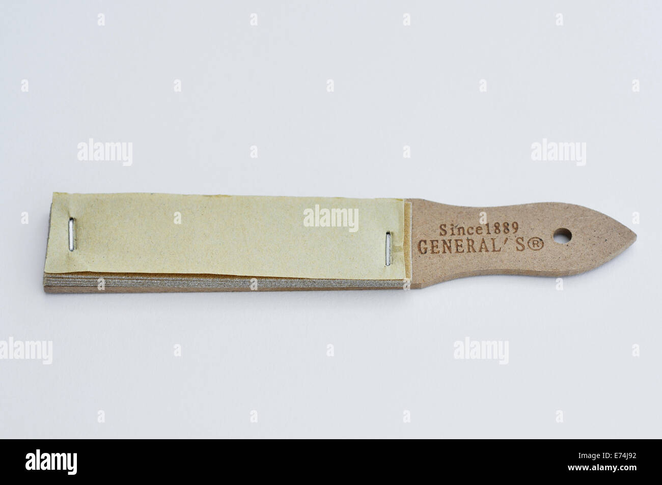 Pencil sharpening sheets for artists Stock Photo - Alamy