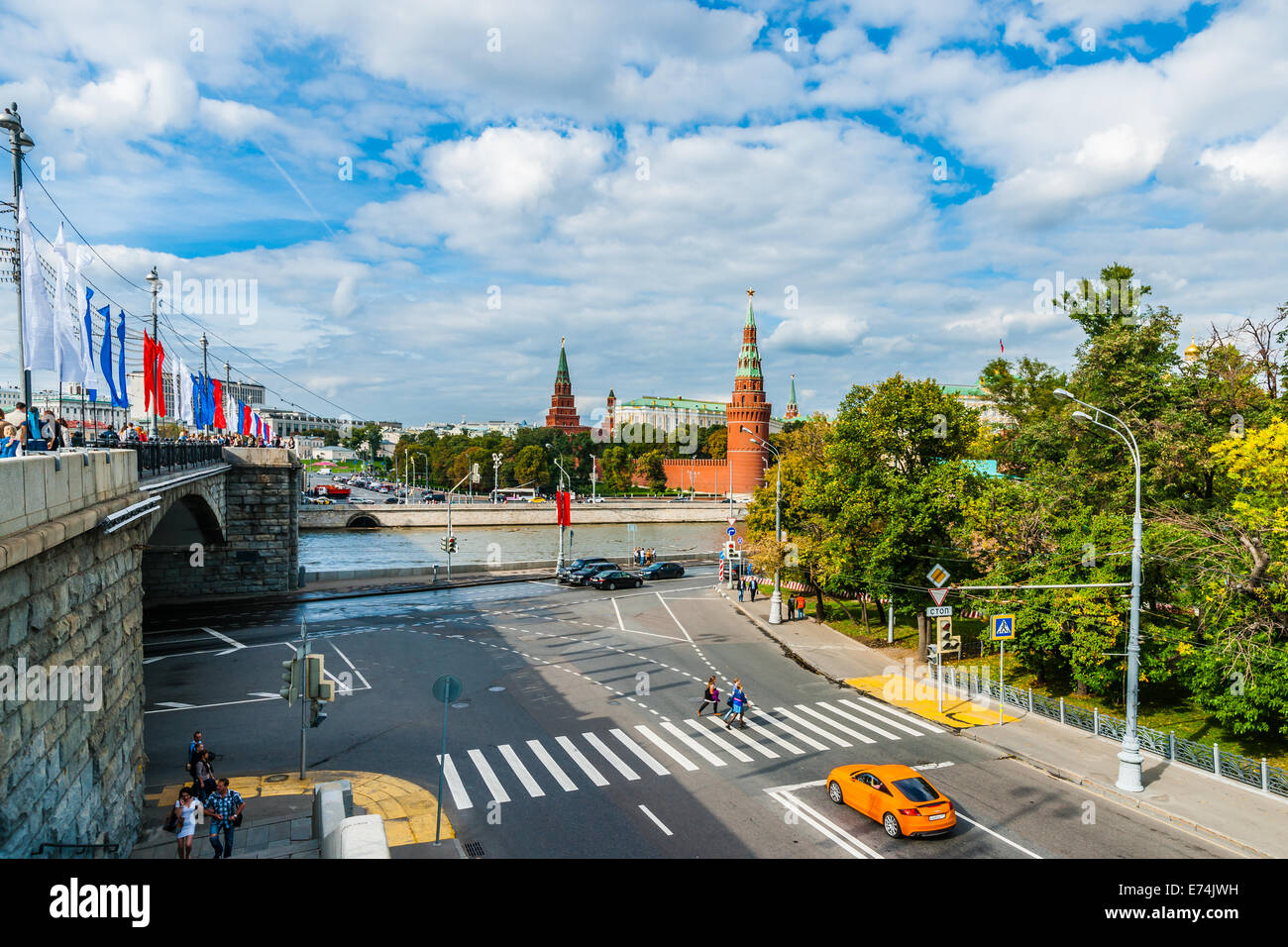 Moscow, Russia. Saturday, Sept. 6, 2014. The Moscow City Day is ...