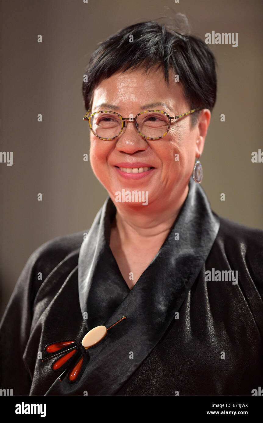 Venice, Lido of Venice. 6th Sep, 2014. Director Ann Hui poses on the ...