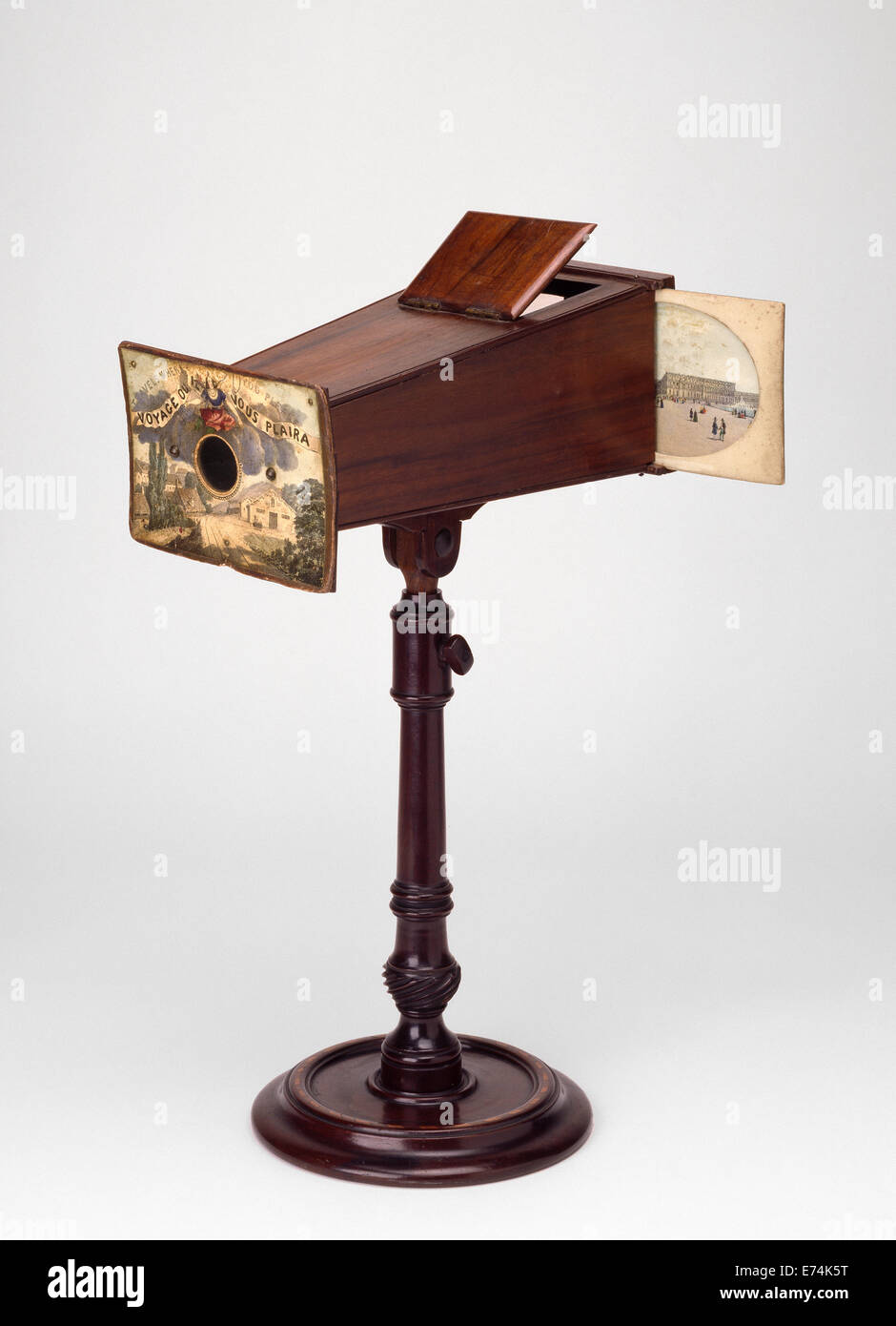 optical image viewing device circa 1840 Stock Photo - Alamy