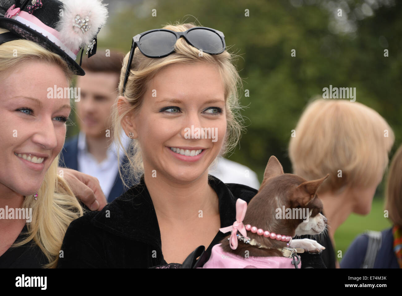London, UK. 6th Sep, 2014. Rachel Riley attends the Pup Aid, the Puppy ...