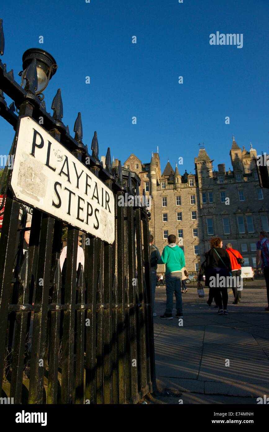 Gate playfair steps leading onto hi-res stock photography and images ...