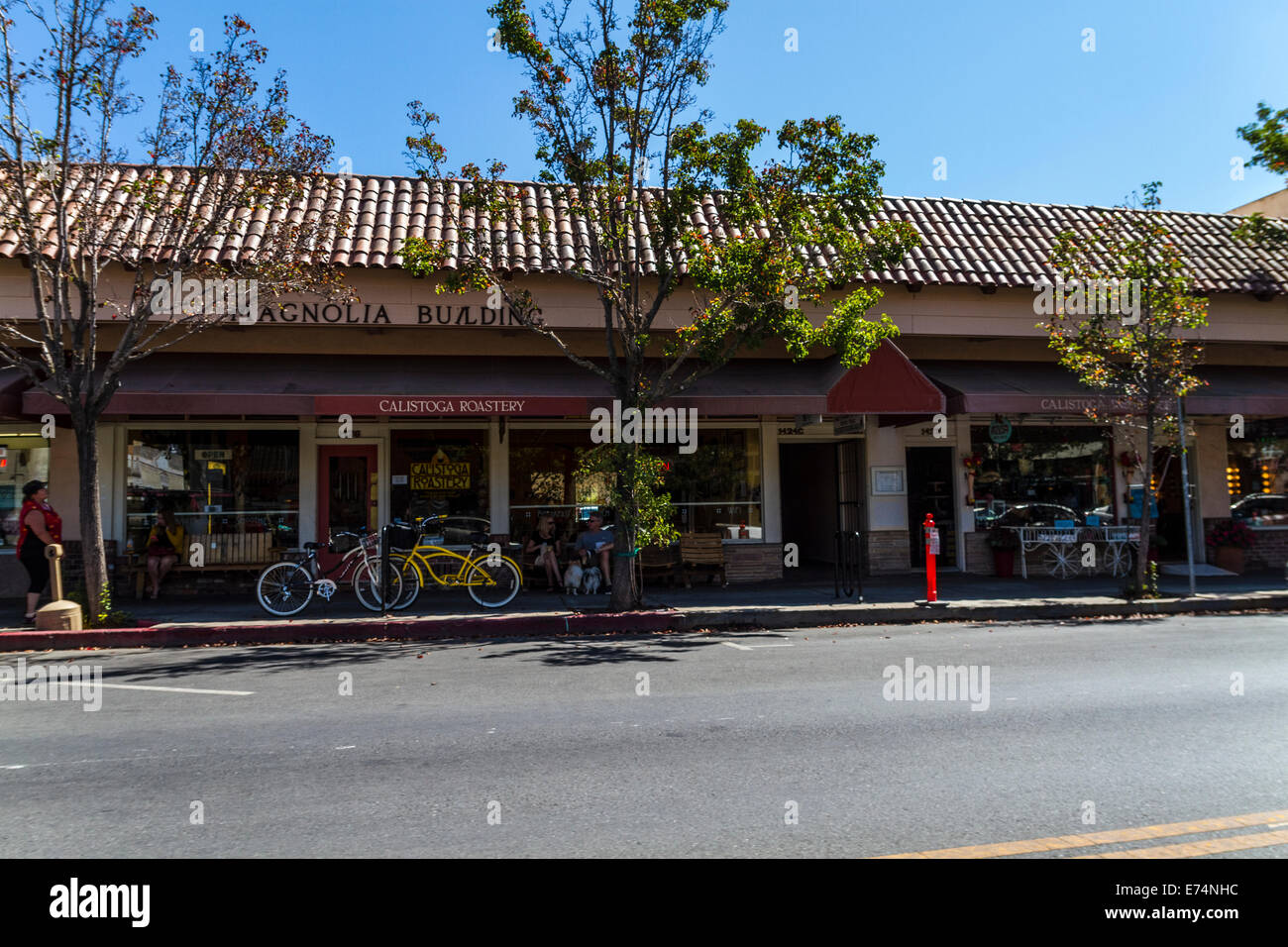 Downtown calistoga california in napa hi-res stock photography and ...