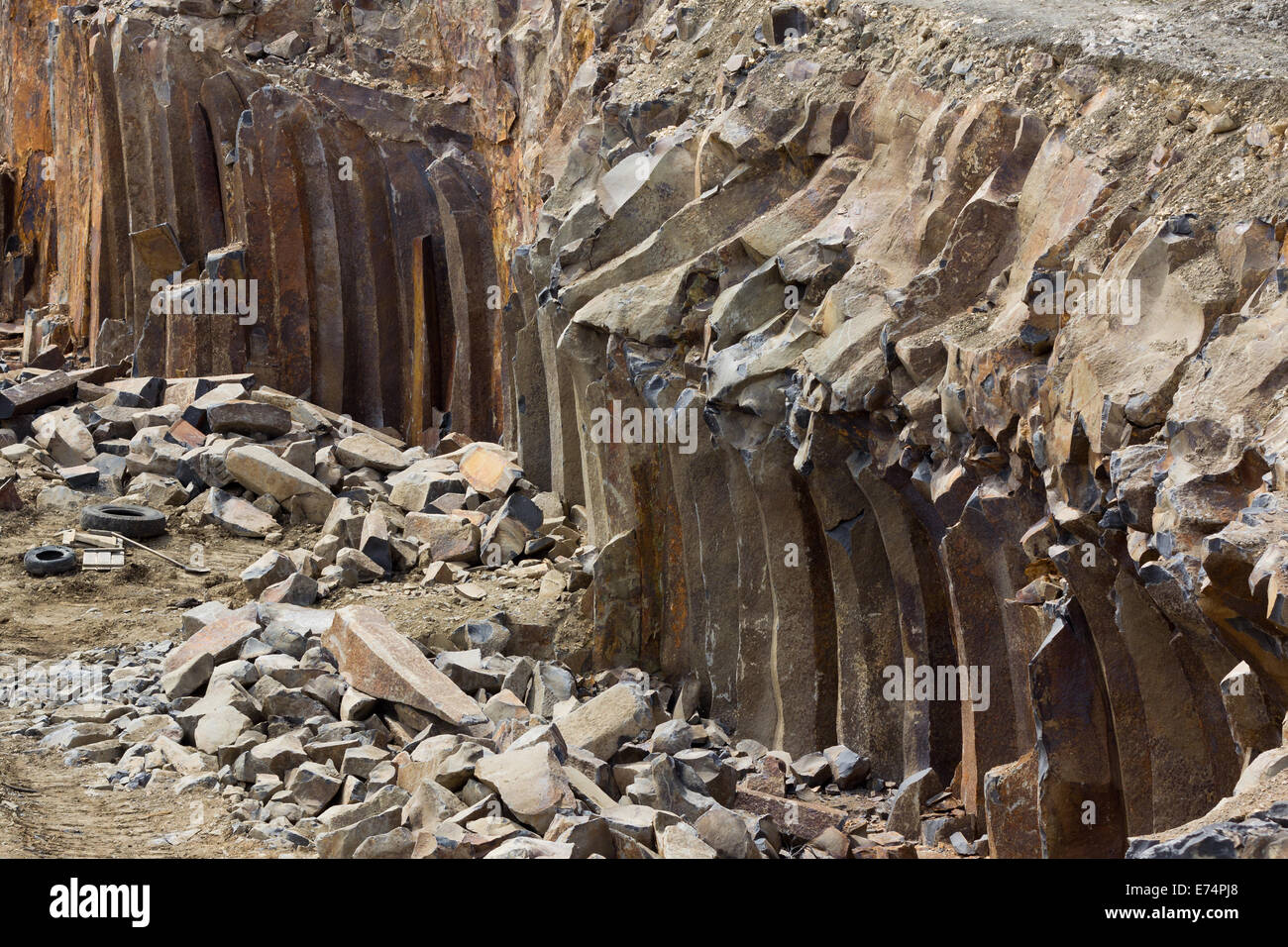Basalt pillars hi-res stock photography and images - Alamy