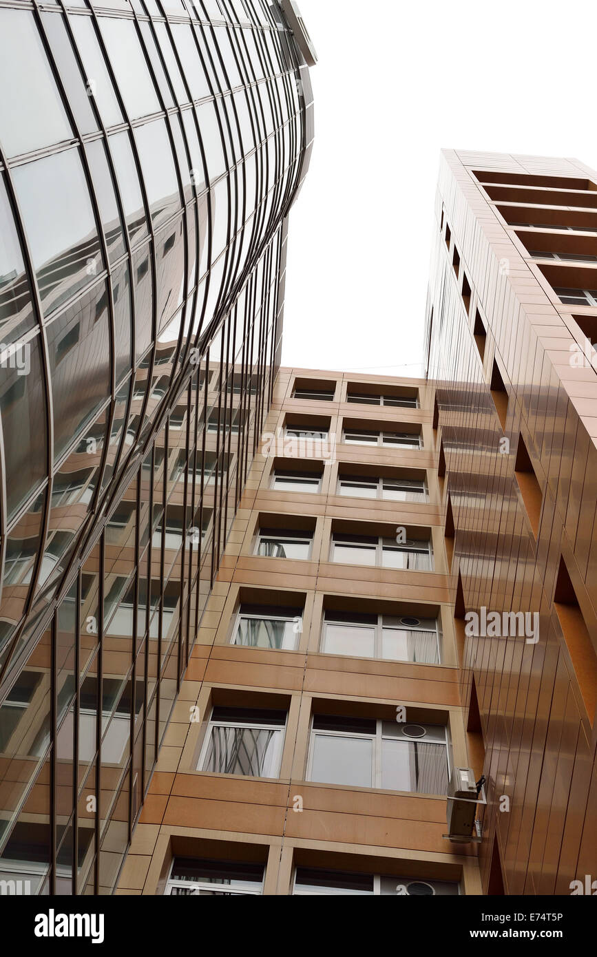 Stylish new building Stock Photo - Alamy