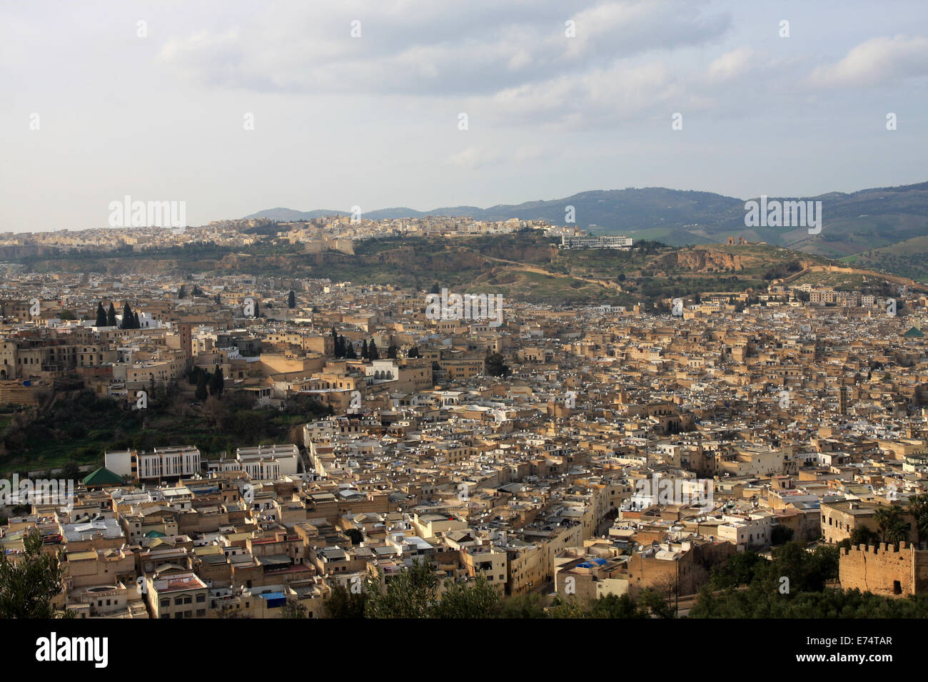 View at city of Fez, Morocco Stock Photo - Alamy