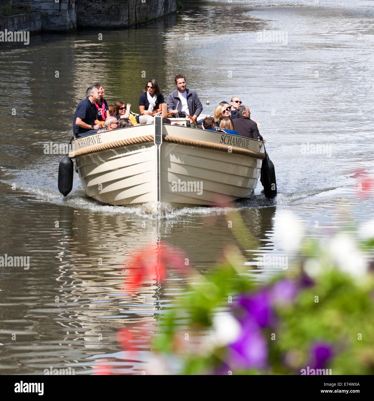 Tourists enjoying boat tour on hi-res stock photography and images - Alamy