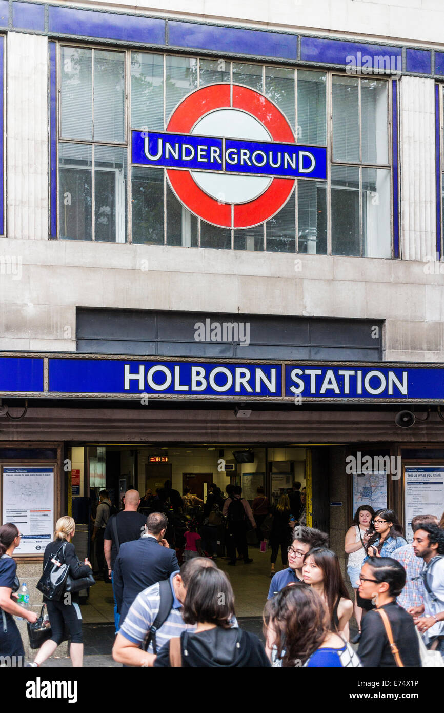 Holborn station hi-res stock photography and images - Alamy