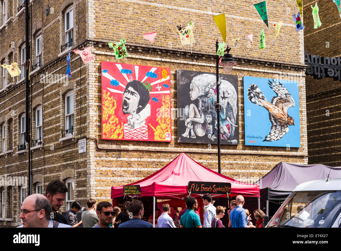 Whitecross street food market - London Stock Photo - Alamy