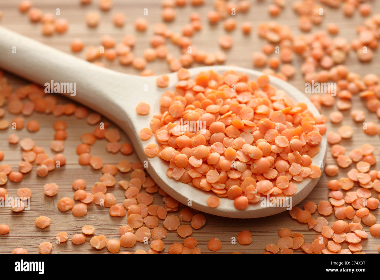 Close up dried lentils in hi-res stock photography and images - Alamy