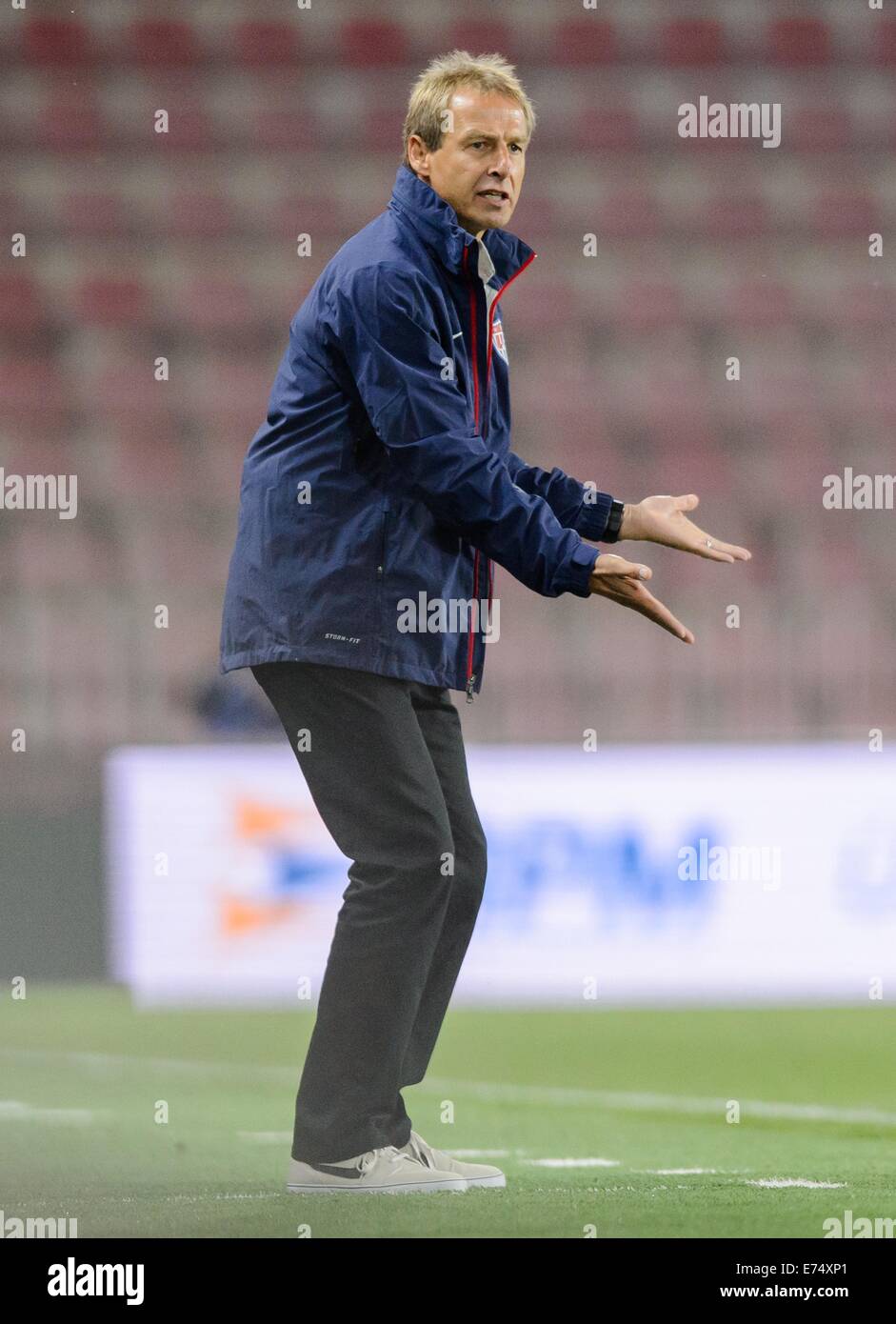 German coach of the US national soccer team, Juergen Klinsmann ...