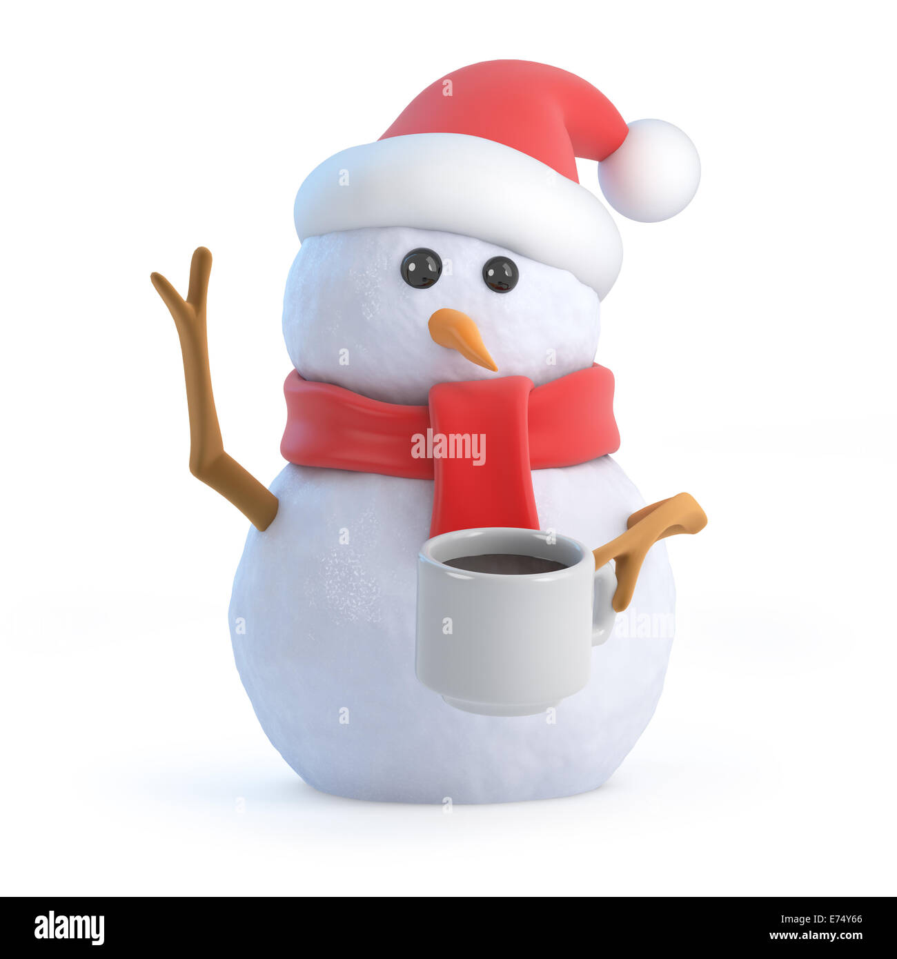 Snowman tea Cut Out Stock Images & Pictures - Alamy