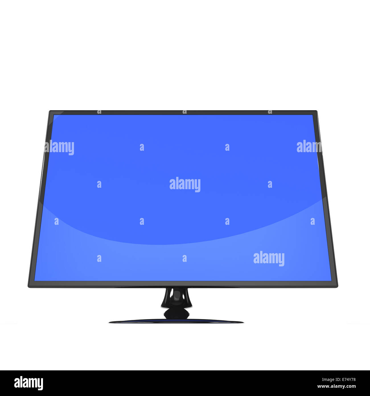 3d render of a flatscreen lcd tv monitor Stock Photo - Alamy