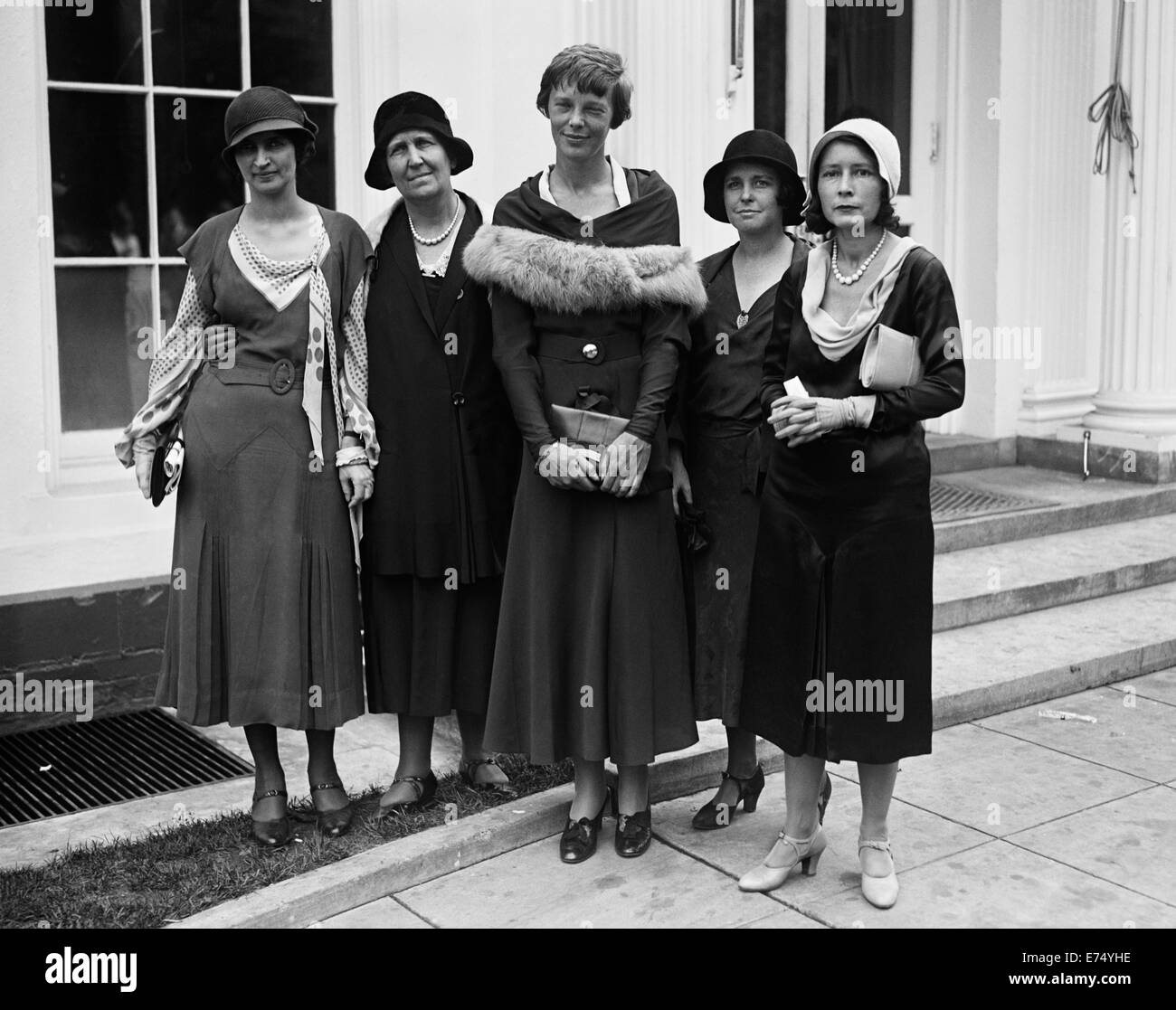 Vintage photo of Amelia Earhart and Burnita Shelton Matthews Stock ...